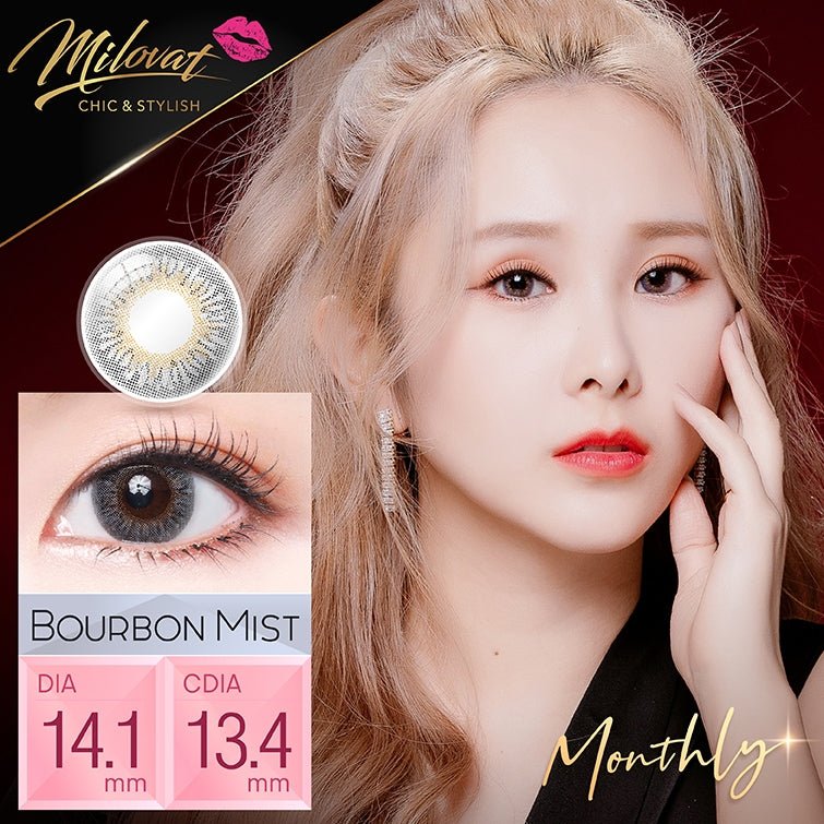 Milovat 月拋 | 波本夢露 Bourbon Mist | 2片 – Dolly Eyes